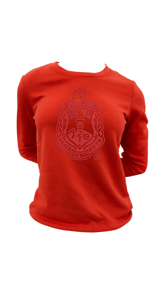 DST EMBROIDERED SHIELD SWEATSHIRT – Z's Custom Creations